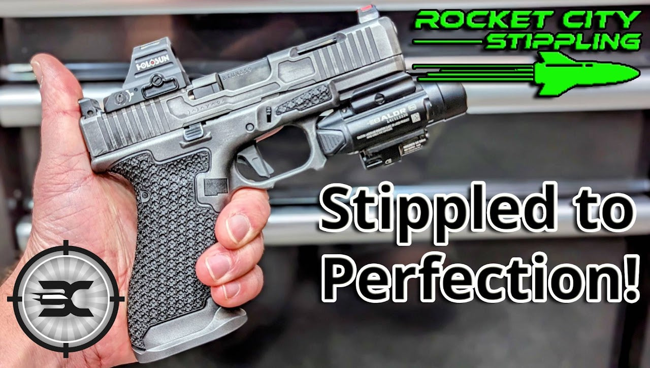Glock 45 MOS Stipple Job – Ballistically Challenged